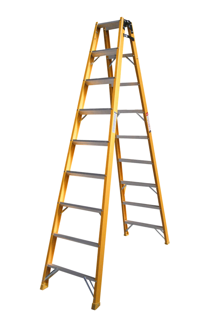 Discover the FTEP-09 Fiberglass Straight/Step Ladder, engineered for ...